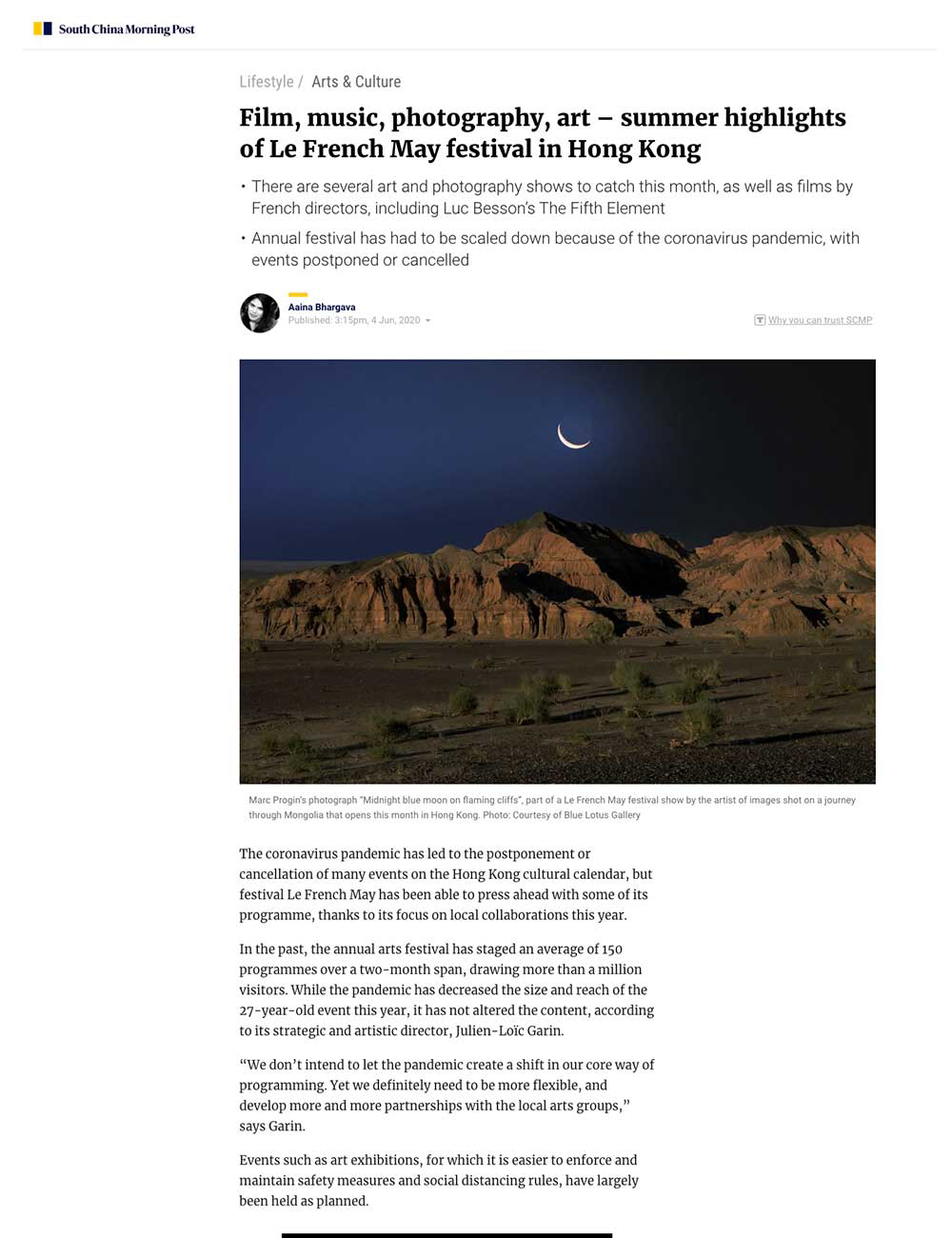 News & press | Marc Progin